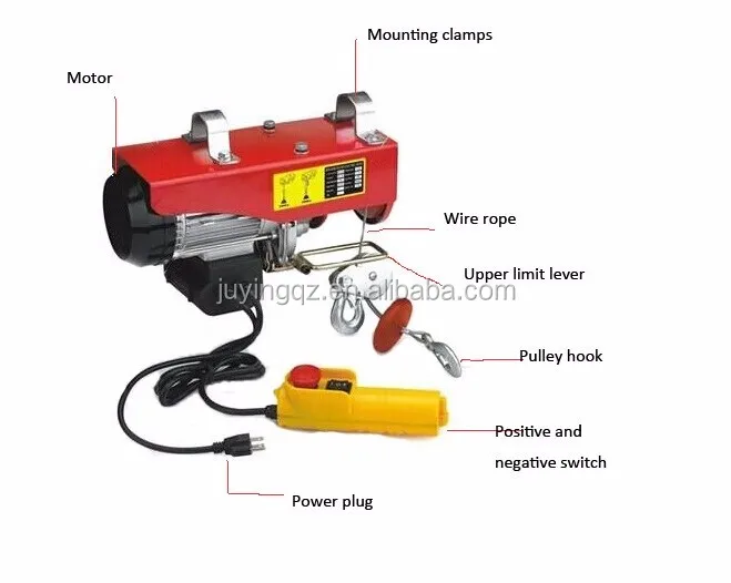 Portable Electric Winches 1000kg 220v 110v - Buy Electric Winches ...