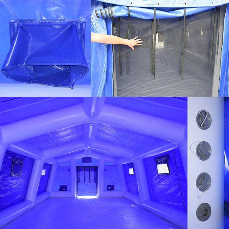 Large Portable Temporary White Inflatable Hospital Tent,Emergency Air ...