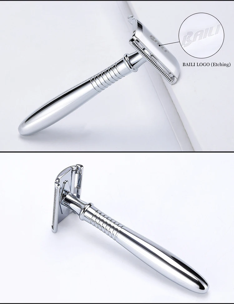 Mens Alpha Metal Shaving Razor With Heavy Long Handle - Buy Metal ...