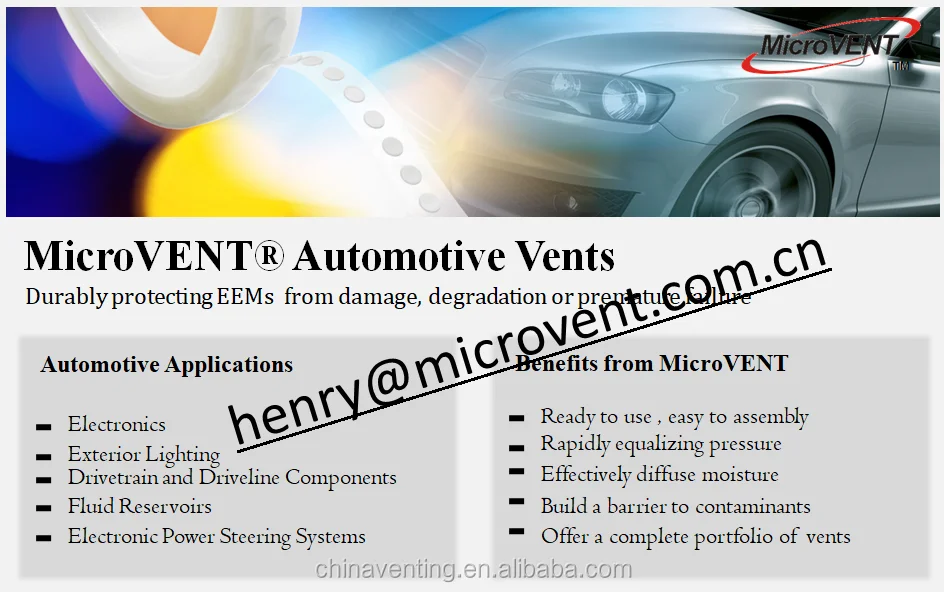 Microvent - Ip67/68 Protective Eptfe Waterproof Vent Membrane For ...