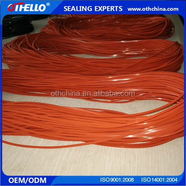 Silicone Square O Ring/silicone Flat O-ring - Buy Square O Ring ...