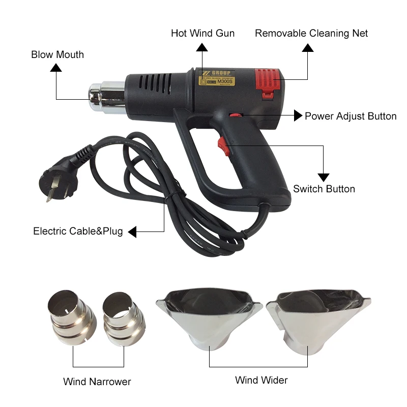 1350w-2000w Hot Wind Blower For Diy Different Works - Buy Hot Wind,Hot ...