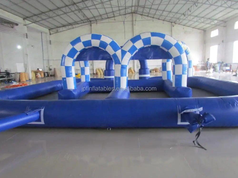 New Design Rental Inflatable Speedway Race Track,Go Kart Inflatable ...