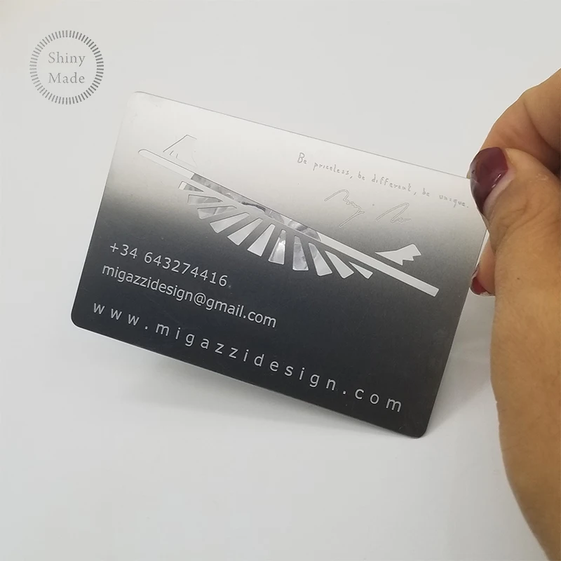 Metal Stainless Steel Name Card Customized Metal Business Cards - Buy ...
