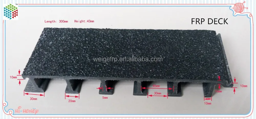 High Strength Pultrusion Frp Bridge Decks - Buy Frp Bridge Decks ...