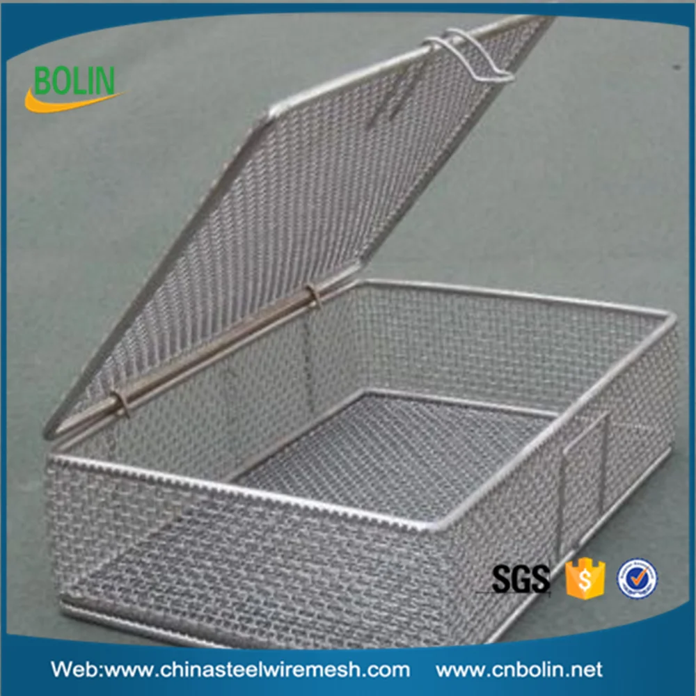 Inconel 600 Industrial Stainless Steel Wire Basket/metal Mesh Screen ...