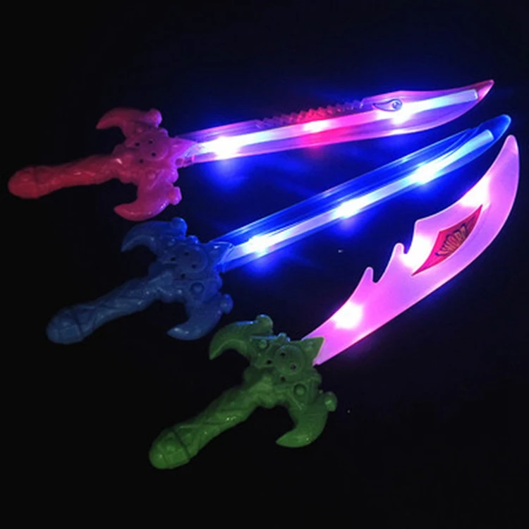 Hot Sale Large Plastic Light Sword Music Colorful Children Toy Blade ...