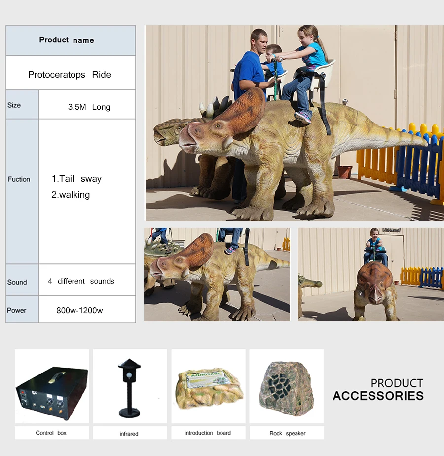 Funny Simulator Animatronic Walking Dinosaur Rides For Sale - Buy ...