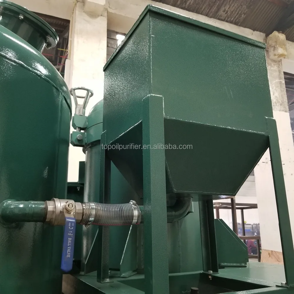 High Vacuum Pump Used Cooking Oil Recycling Machine To Refine Waste ...