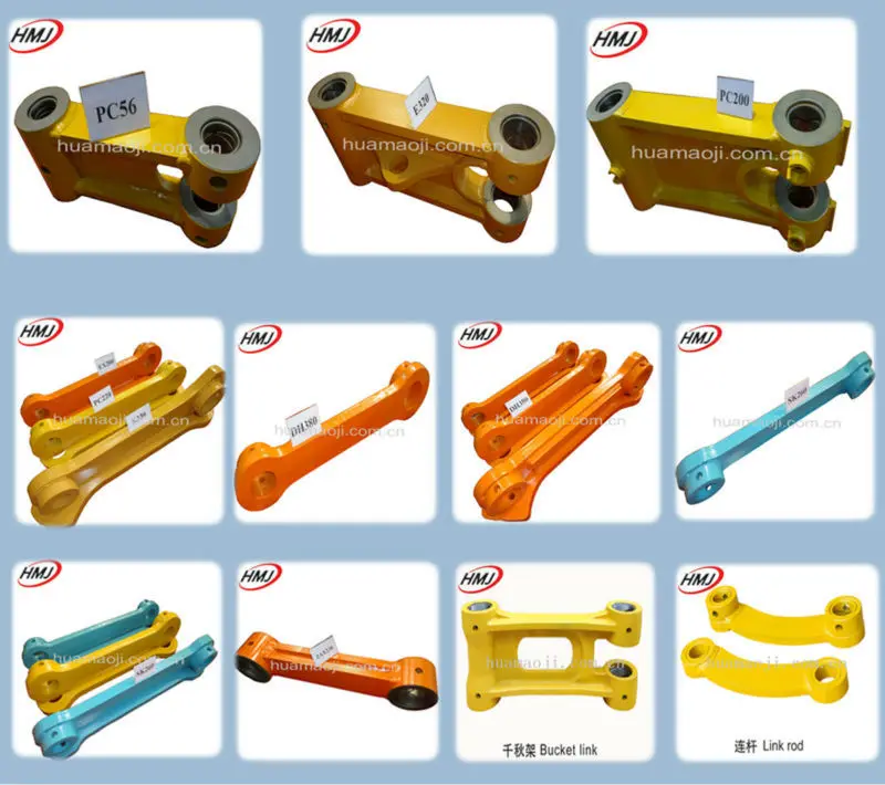 Excavator Link Rod Bucket Side Links Bucket Connecting Rods - Buy ...