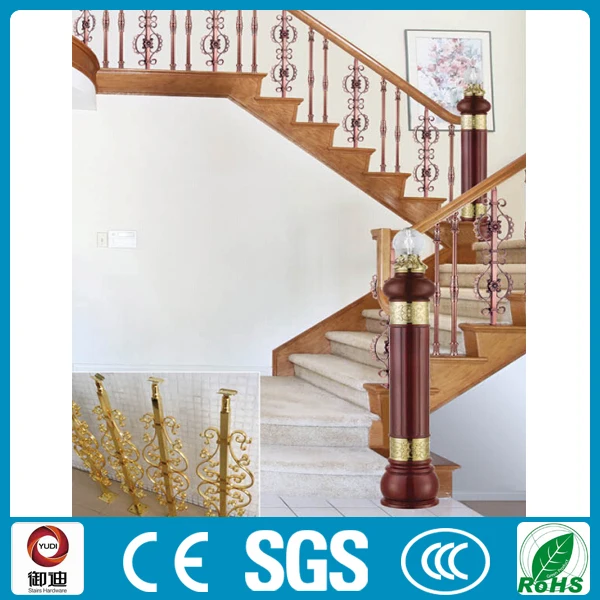Stair Alloy Gold Railing - Buy Alloy Gold Railing,Stair Alloy Gold ...