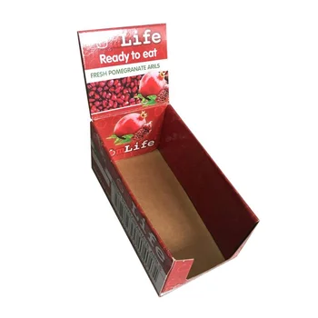Promotional Pop Shelf Ready Packaging Tear Away Folding Pdq Counter ...