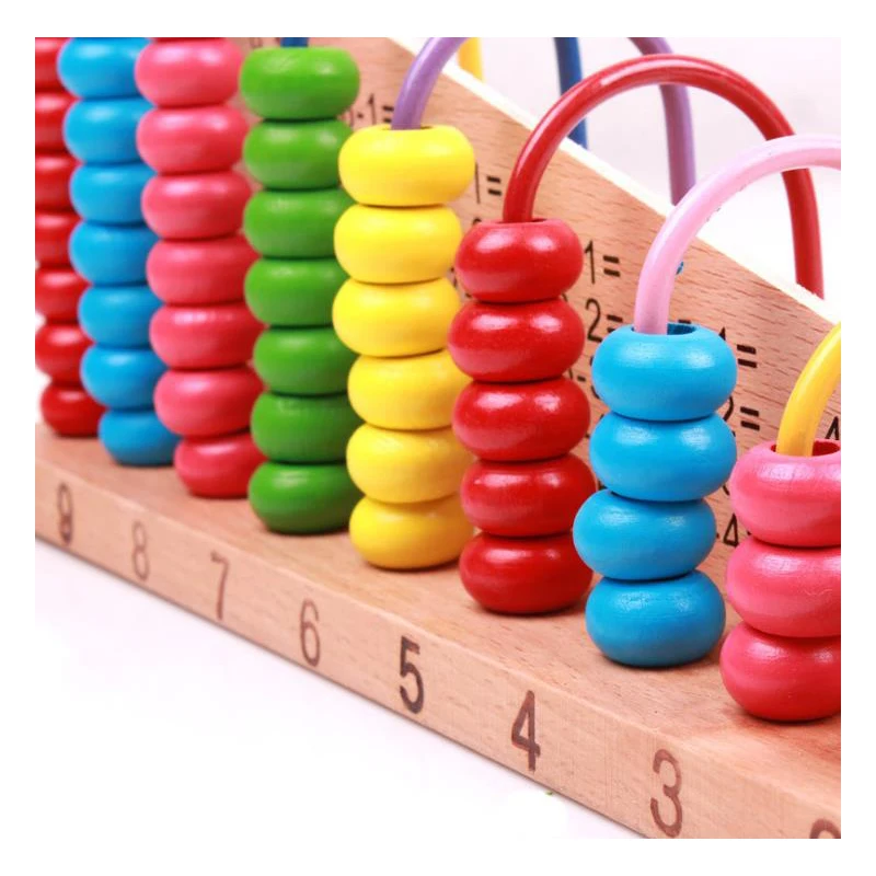 Yf-d3048 New Early Education Wooden Bead Counting Intelligengce Abacus ...