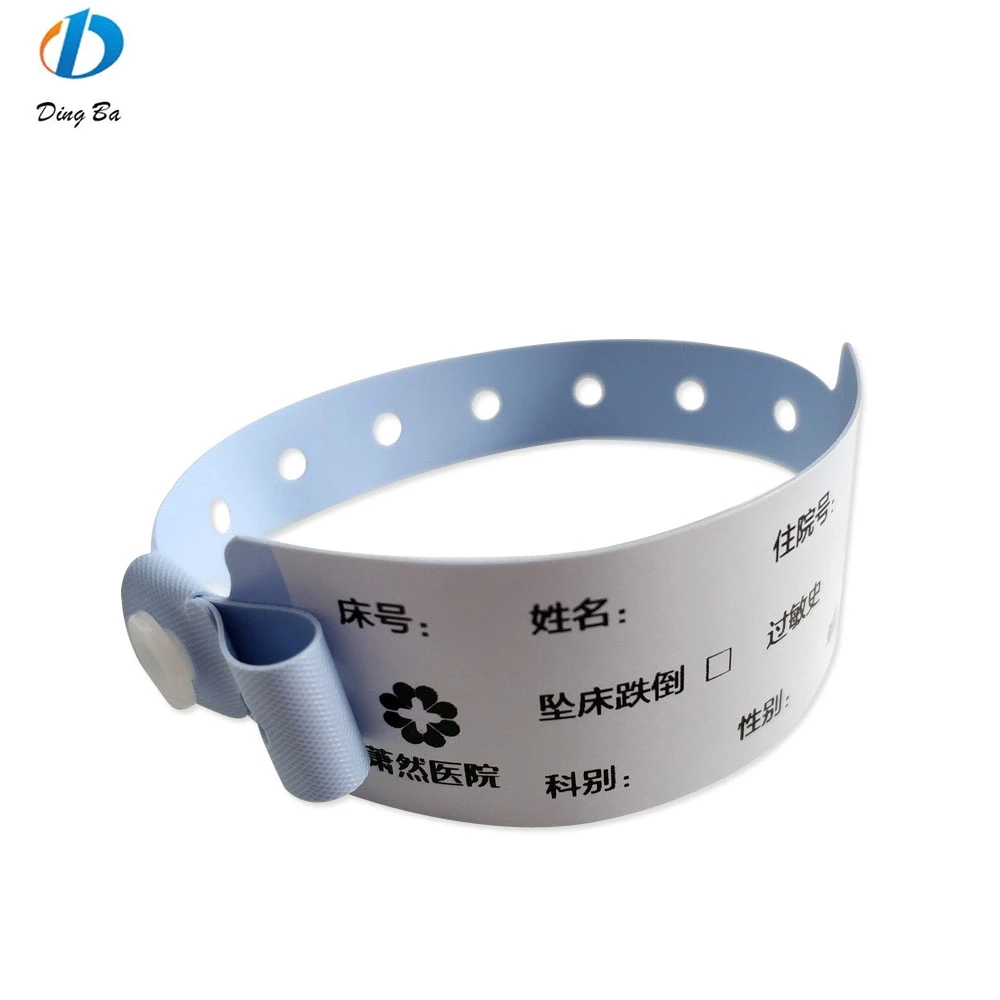 Soft Plastic Medical Pvc Hospital Id Wristband For New Born Baby - Buy ...