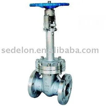 Long Stem Gate Valve Flange End/low Temperature Split/flexible Wedge ...