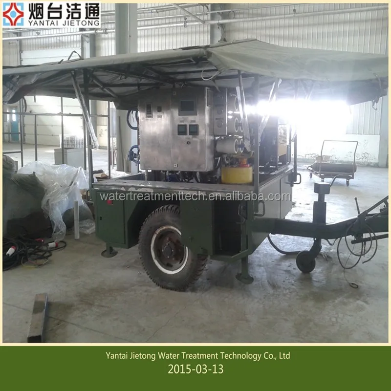 Trailer Portable Salt Water Desalination Machine - 500l/hour