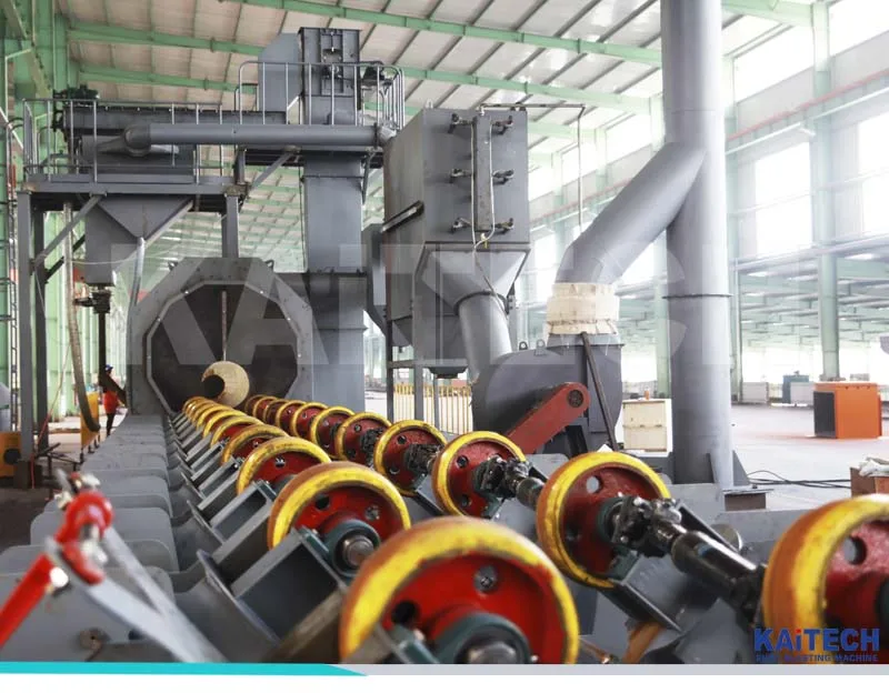 Industrial Cleaning Equipment Steel Pipe Shot Blasting Machine For ...