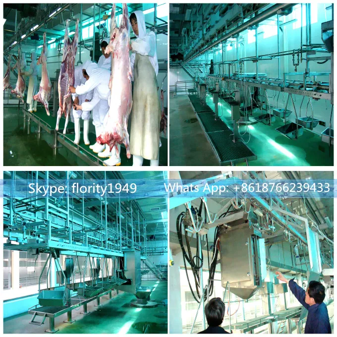 Sheep Abattoir Machine Halal Butcher Slaughterhouse For Goat Debonine ...