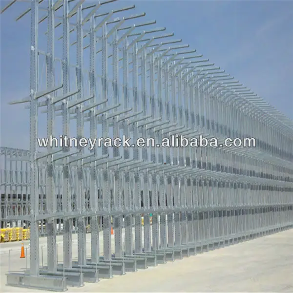 Warehouse Used Steel Storage Cantilever Rack Salvage Car Racks