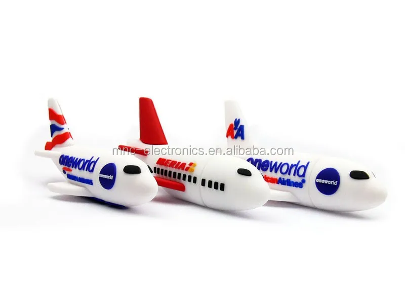 Aviation Gift Custom Packaging Box Pvc Material Oem Branded Logo 4gb 8gb 3d Aircraft Airplane ...