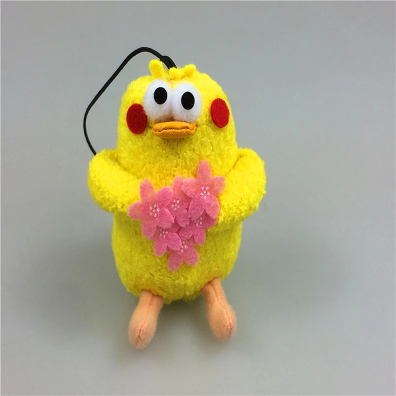 Ins Plush Toy Docomo Parrot Brother Plush Pendant Yellow Chicken Plush ...