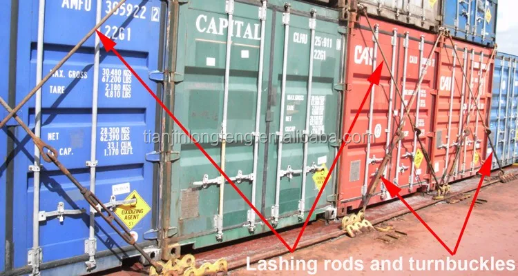 GL Certified Lashing Bar Material Container Lashing Turnbuckle, View ...