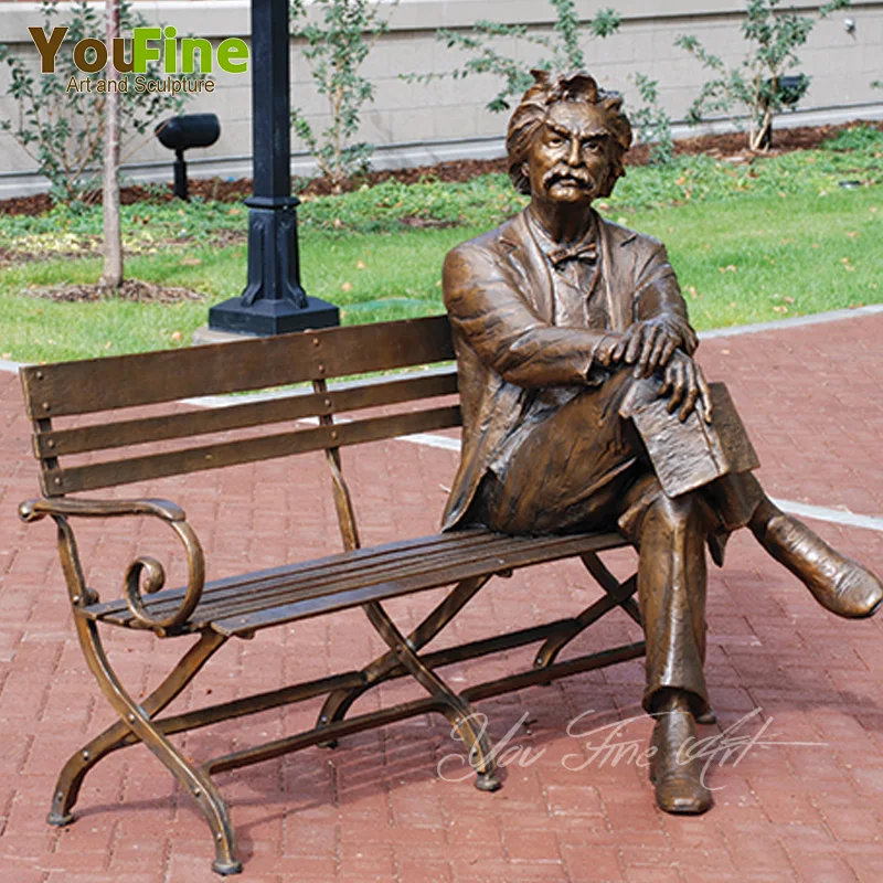 Park Public Sculpture Life Size Bronze Sitting On Bench Einstein Statue ...