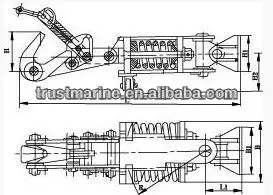 Marine Spring Quick Release Towing Hook - Reliable & Efficient