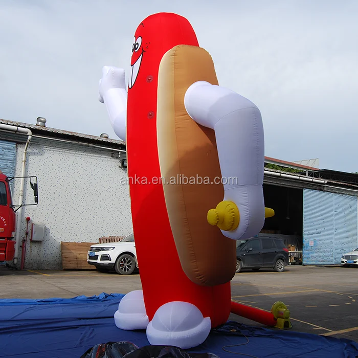 Giant Inflatable Hot Dog Cartoon for Advertising Promotions