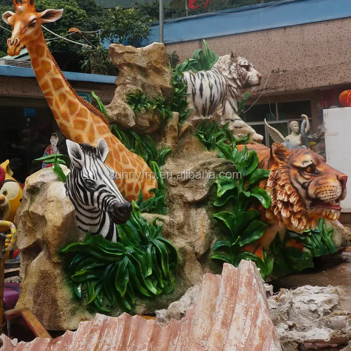 Zoo Or Playground Park Animals Statue Sculpture Decoration - Buy Zoo Or ...