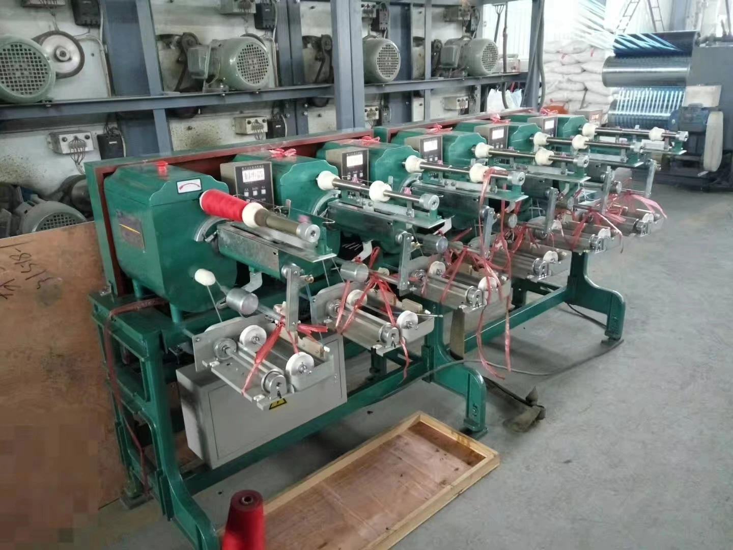 6 Spindle Winding Machine for Nylon Polyester Cotton Yarn
