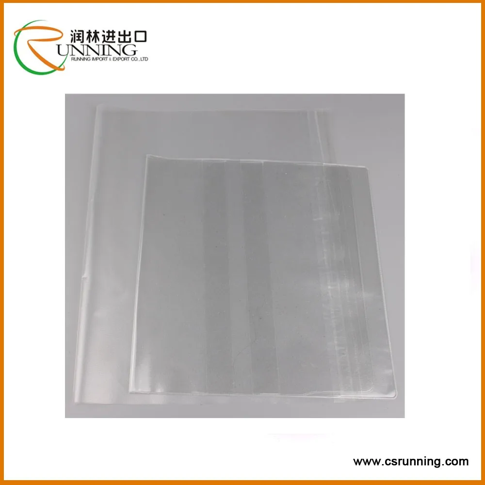 Clear Plastic Adjustable Protective Book Covers for School