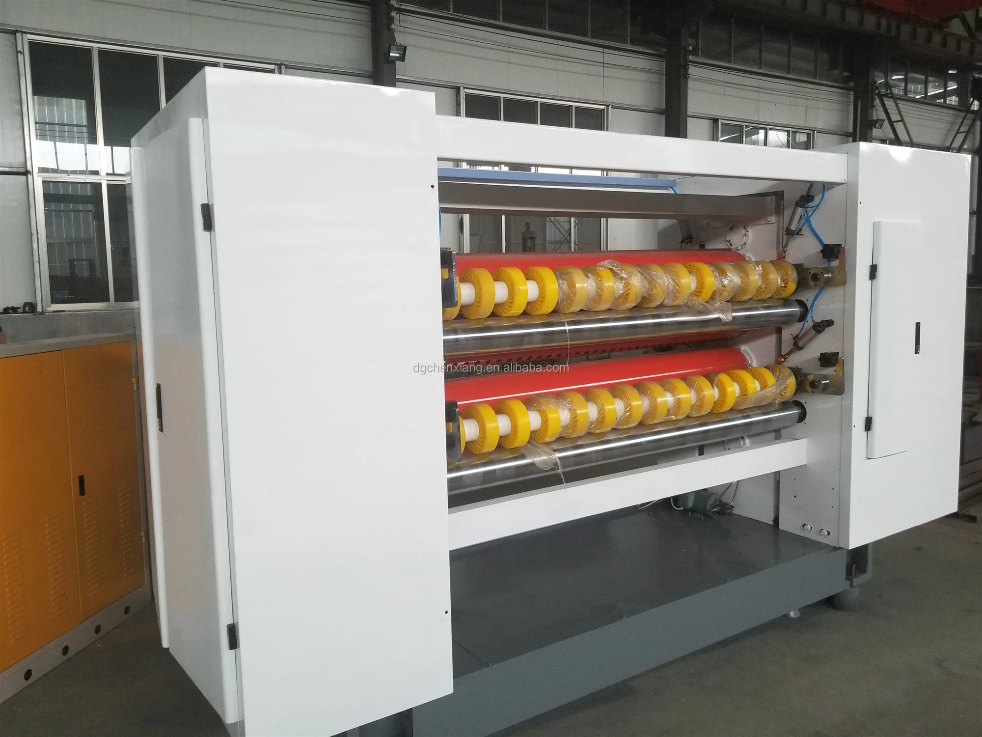 Double Layers Helical Cross Cutter / Double Layers NC Cut Off Machine ...