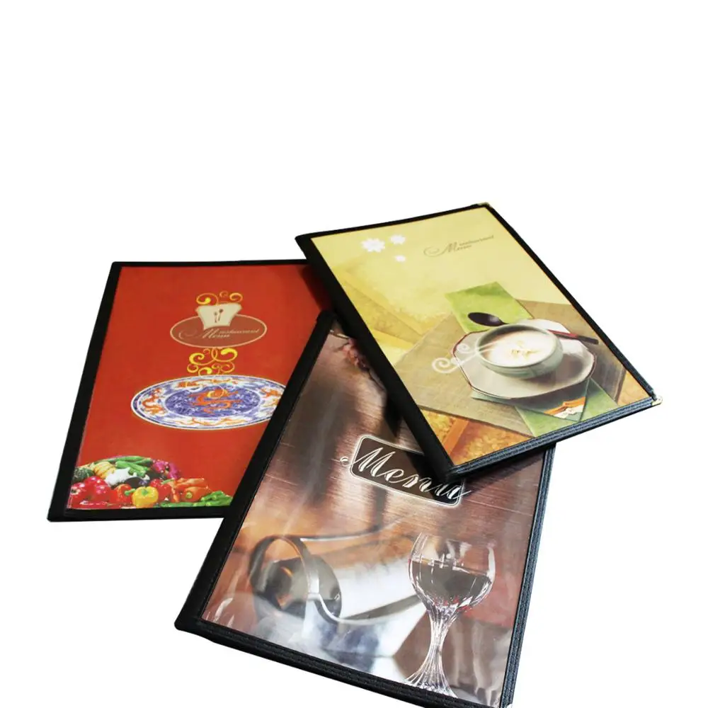 A4 Six Panels Restaurant Menu Cover,Drink Cover - Buy Clear Plastic ...