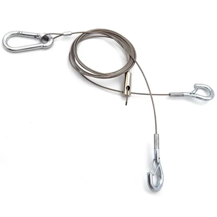 Retractable Steel Wire Rope Light Sling Ceiling Light Hanging Kits ...