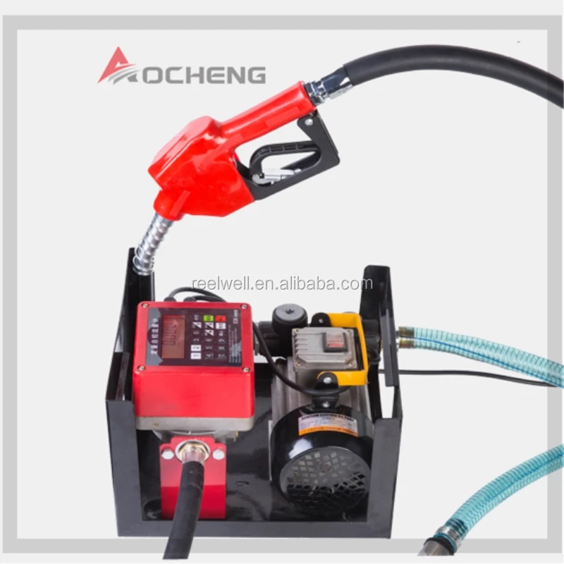 Fuel Dispenser Parts 12v 24v 220v Oval Gear Meter Fuel Delivery Pump ...