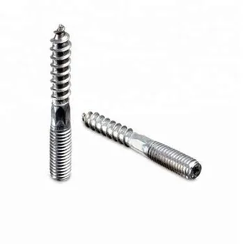 Carbon Steel Double Ended Thread Hex Headed Headless Screw Bolt Double ...