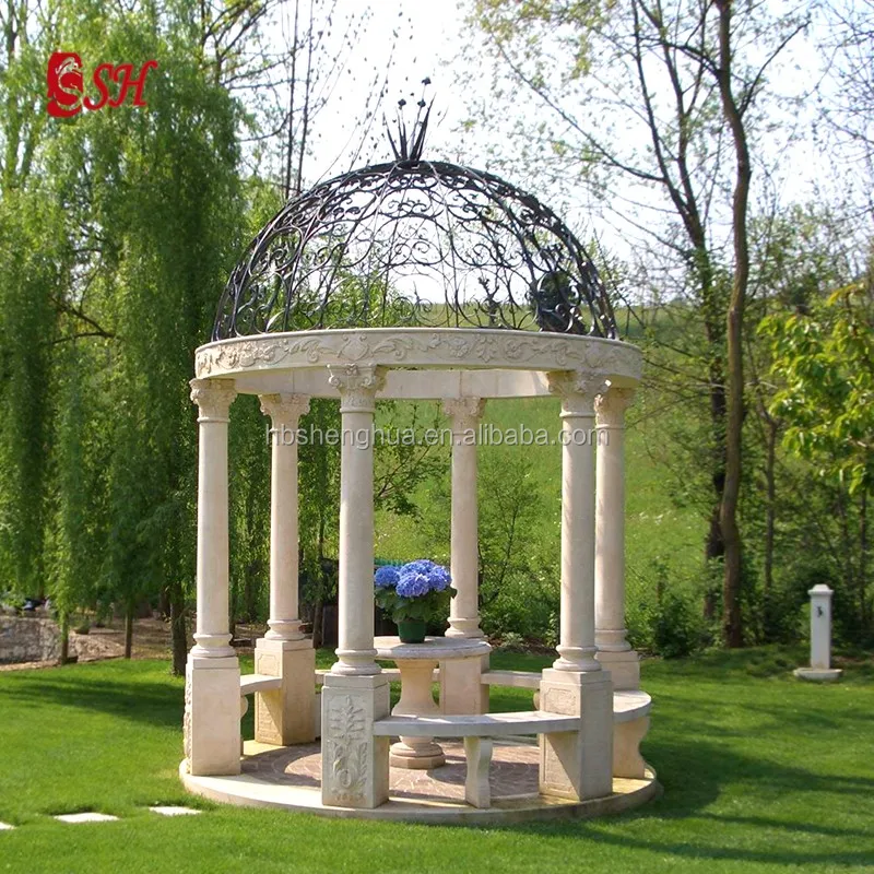 Shop Our Large Outdoor European Style Roman Gazebo for Sale