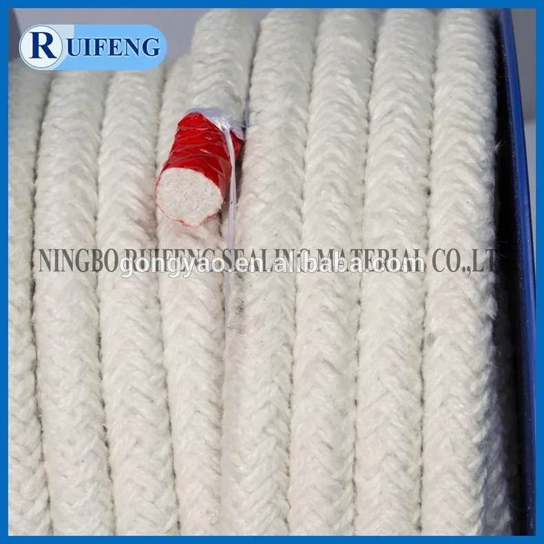 Thermal Insulation Ceramic Fiber Braided Rope 650 - Buy Ceramic Fiber ...