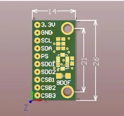 Taidacent Spi I2c Absolute Orientation Digital Motion Processor 9 Axis ...