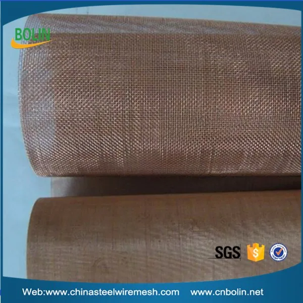 Woven Copper Wire Mesh Cloth/copper Metallic Fabric - Buy Woven Copper ...