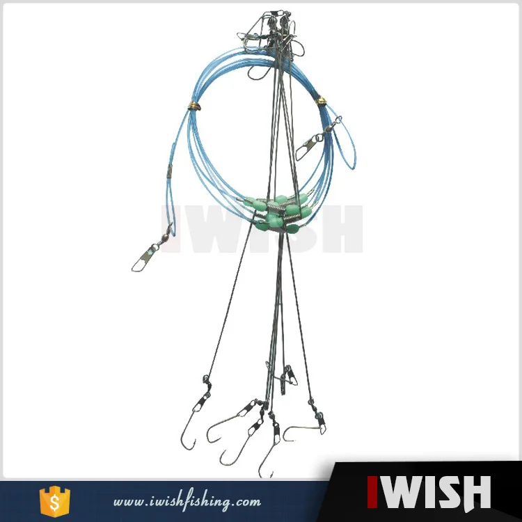 Four Arms Stainless Steel Balance Rigs Tackle For Trolling Lure Fishing ...