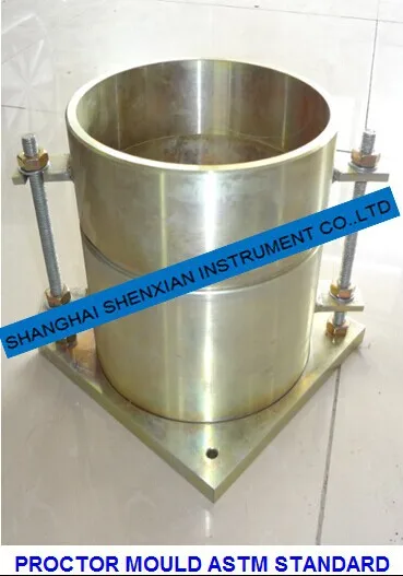 6 Pulgadas Proctor Modificado Molde Astm Estándar De La Máquina - Buy 6 ...