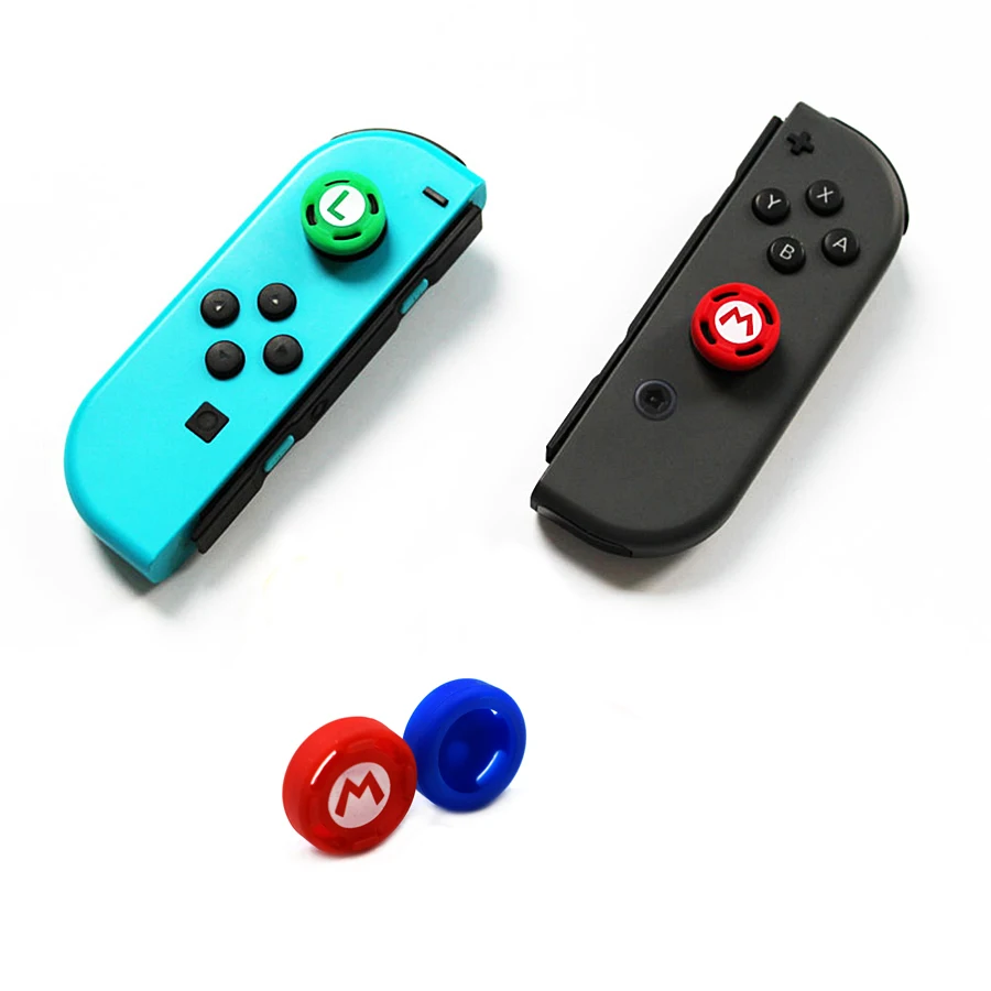 4 Pcs Nintendo Switch NS Accessories Joystick Caps Silicone Case ...