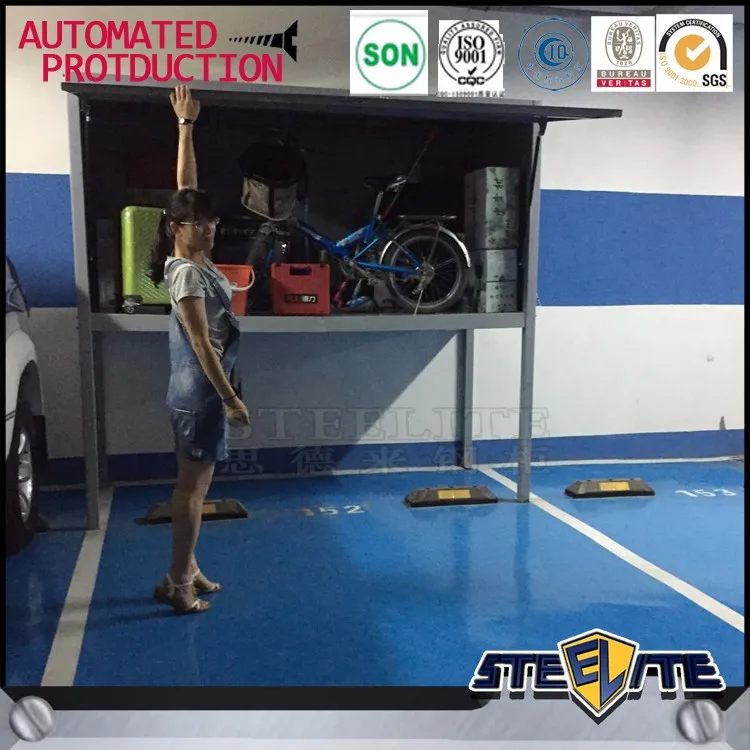 Garage Car Parking Storage Locker Over Car Bonnet Cabinet Bike Lockers ...