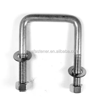 U Shape Bolt Square U Bolt - Buy U-shaped Bolt,U-bolt,U Shape Bolt ...