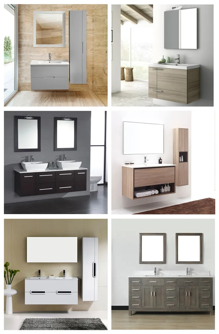 Rustic Fair Bathroom Furniture - Commercial Double Sink Vanity