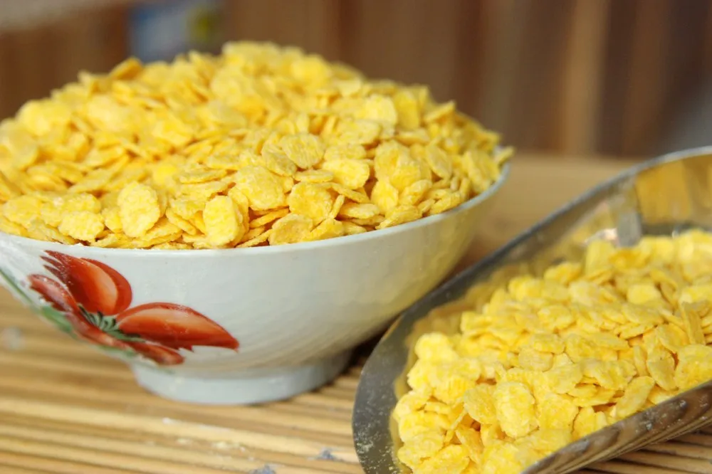 High Quality Corn Maize Flakes Breakfast Cereals Production Line With ...