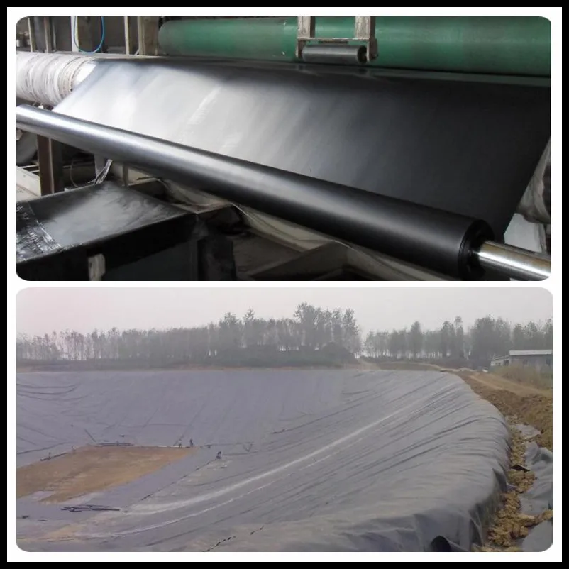 30 Mil Pvc / Hdpe Geomembrane Waterproof Pond Liner,Anti Ultraviolet ...
