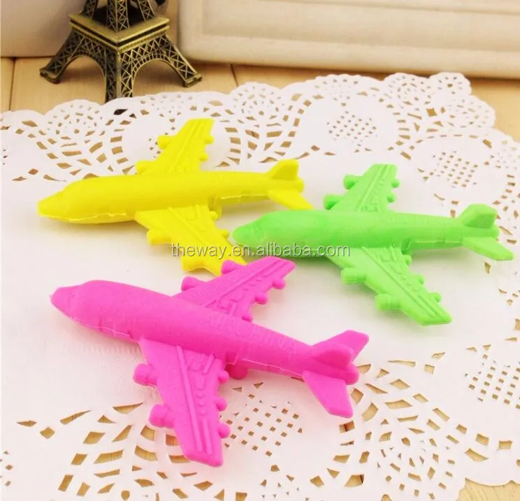3d Airplane Eraser Vehicle Eraser - Buy Cute 3d Eraser,3d Puzzle ...